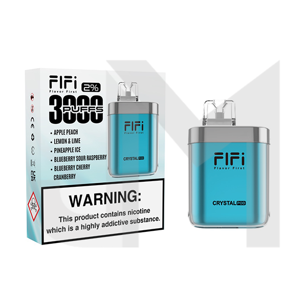 FIFI Crystal 3000 Puff Pod Kit - Blue Edition